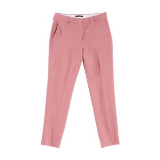 Paul Smith Klassische Leinenhose in Rosa - - Trousers - Damen - Rosa - XS