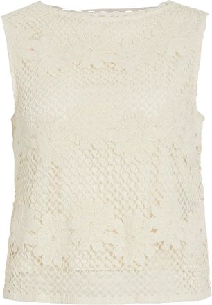 Vila Female Top VICANISA U-Boot-Ausschnitt
