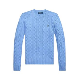 Polo Ralph Lauren Femme, Pulls, Bleu, Taille: 42 FR Pulls &agrave; col rond