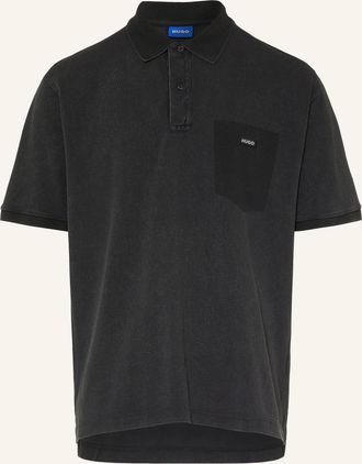 HUGO BOSS Hugo Piqu&eacute;-Poloshirt Nemin schwarz