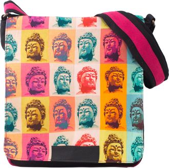 Sunsa Umh&auml;ngetasche Damen Handtasche gro&szlig;e Canvas Bag Budda TeenagerTaschen Bags for Women Messenger Tasche Crossbody Bag Schultertasche praktische Geschenk