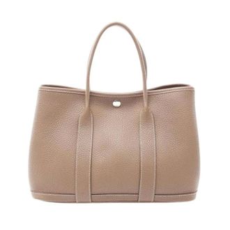 Herm&egrave;s Pre-owned Cuir sacs-main - Femme - Pre-owned - Beige - Taille: ONE Size