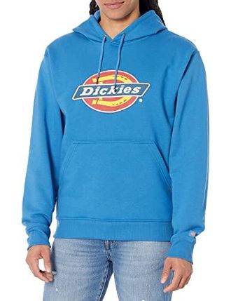 Dickies Tricolor DWR Pullover Fleece Sweatshirt &agrave; Capuche, Bleu (Vallarta Blue), M Homme