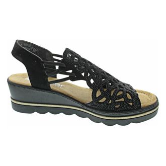 Rieker Keilsandaletten - - Shoes - Damen - Schwarzk - 40 EU
