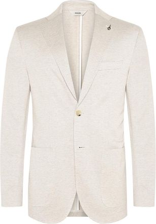 Paoloni Leichtes Sakko aus Baumwolle mit Pepitamuster und Reverskragen in