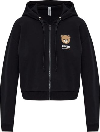 Moschino pull zippé - Noir