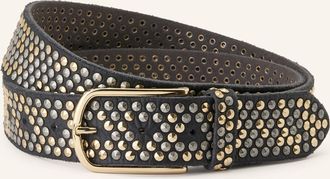 B.Belt B.Belt Lederg&uuml;rtel Zoe Mit Nieten schwarz