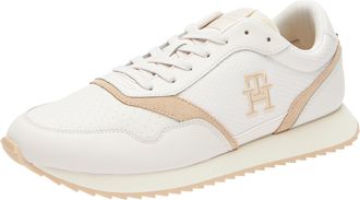 Tommy Hilfiger Herren Runner Sneaker Sportschuhe, (White Clay), 47