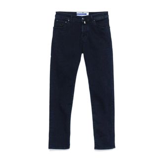 Jacob Cohen Slim Cut Navy Blue Denim Jeans - - Jeans - Herren - Blau - W35