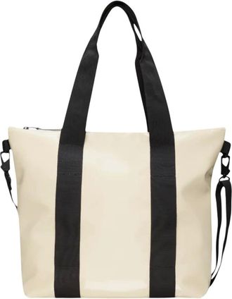 Rains Femme, Sacs, Beige, Taille: ONE Size Tote Bag Mini