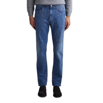 Jeckerson Jean John 5 poches - Homme - Jeans - Bleu - Taille: W35