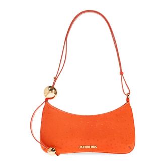 Jacquemus Le Bisou Perle Schultertasche - - Bags - Damen - Orange - ONE SIZE