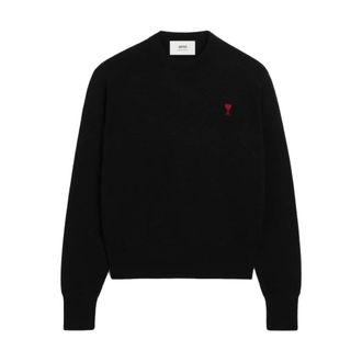Ami Pulls &agrave; col rond - Homme - Pulls - Noir - Taille: XL