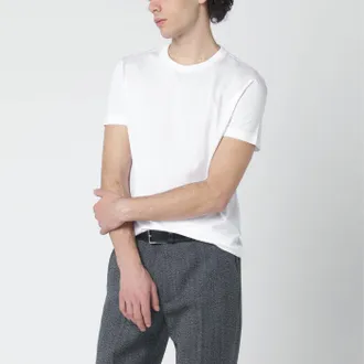 Prada Set aus drei wei&szlig;en Baumwoll-T-Shirts