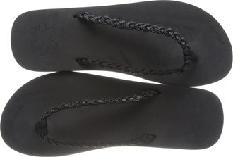 Flip*Flop Damen flipglitter, Black, 37 EU