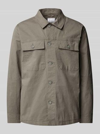 Lindbergh Hemdjacke mit Brustpattentaschen