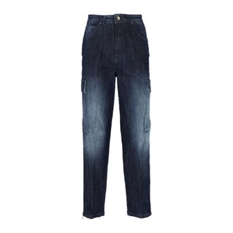 Kocca Dunkelblaue Jeans mit Seitentaschen - - Jeans - Damen - Blau - W26