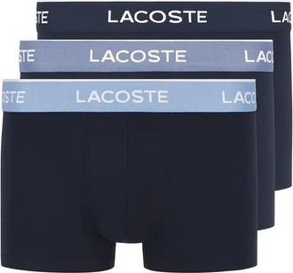 Lacoste Herren Trunks blau Baumwolle unifarben