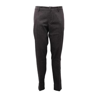 Armani Slim Fit Melange Hose - - Trousers - Herren - Schwarzk - XL