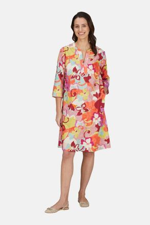 White Label A-Linien-Kleid (1-tlg) mit floralem Muster