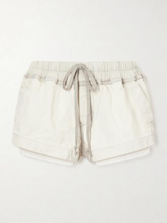 Rick Owens Short En Jean - Blanc cass&eacute;