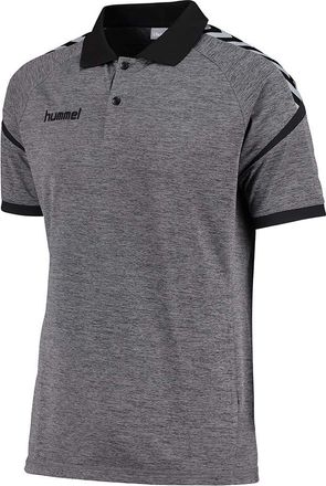 Hummel Hummel Herren Auth. Charge Functional Polo Poloshirt, Dark Grey Melange, M