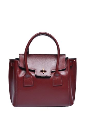 Isabella Rhea Weinfarbe Rindsledertasche