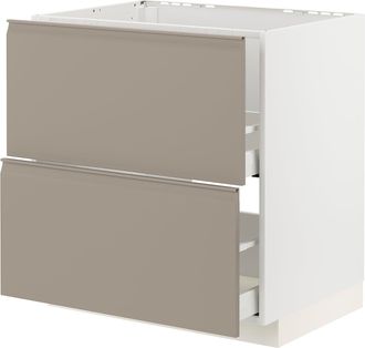 IKEA METOD / MAXIMERA Unterschr. f Spüle/2 Fronten/2Sch