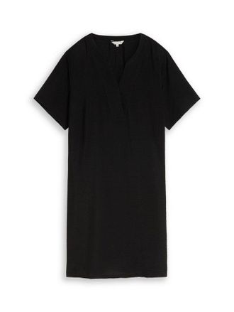 Tom Tailor Midikleid Kleider & Jumpsuits Plus Size - Kleid mit V-Ausschnitt