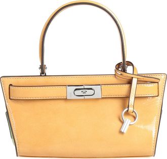 Tory Burch LEE RADZIWILL TEXTURED PATENT PETITE CAT EYE BAG