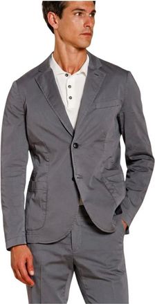 Mason's Homme, Vestes, Bleu, Taille: XL Da Vinci Travel Blazer
