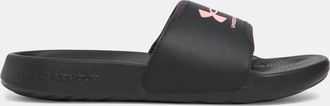 Under Armour Ignite Select Slides für Damen Anthracite / Anthracite / Rosa Vortex 44.5