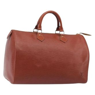 Louis Vuitton Sac &agrave; main en cuir Epi Pre-owned - Femme - Pre-owned - Brun - Taille: ONE Size