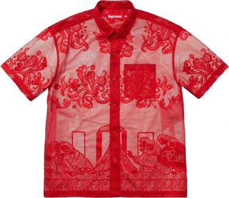 SUPREME Herren, Shirts, Rot, LGr&ouml;&szlig;e