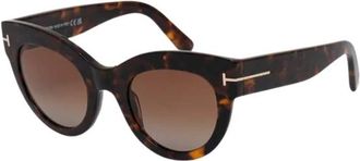 Tom Ford Lunettes de soleil - Femme - Accessoires - Brun - Taille: 51 MM
