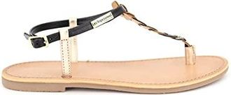 Les Tropeziennes LES TROPEZIENNES PAR M. BELARBI Femme HODIN Sandale, Noir-Multi, 39 EU