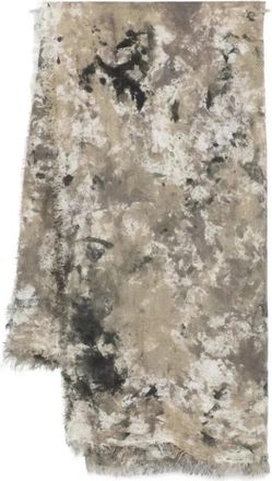 Avant Toi Homme, Accessoires, Multicolore, Taille: ONE Size Zola Camouflage Effect Scarf