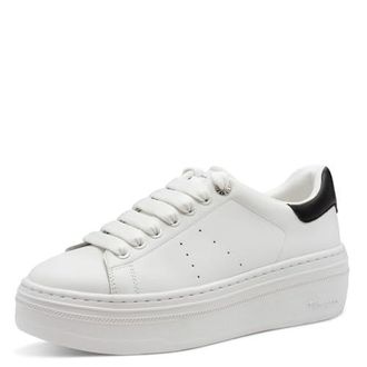 Tamaris Femme Damen Sneaker Low 1-23755-45 Basket, White Black, 39 EU