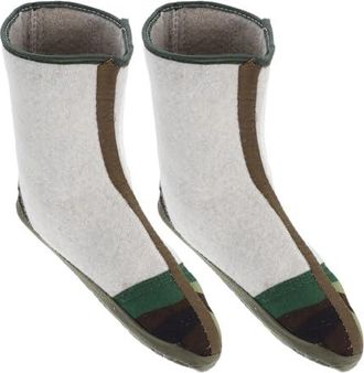 Holibanna Bottes DHiver Homme Imperm&eacute;ables avec Doublure Thermique Verte -Mollet Chaussettes Polaires Confortables pour Randonn&eacute;e P&ecirc;che et Activit&eacute;s de Plein Ai