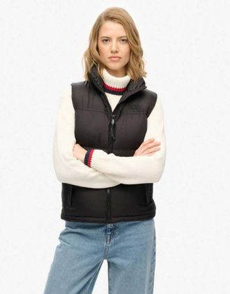 Superdry Tech - Doudoune sans manches - Noir