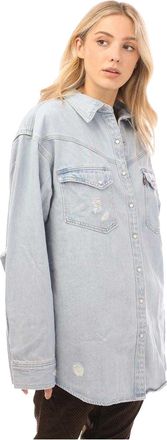 Levi's Dorsey Xl Hemd f&uuml;r Damen, &Uuml;bergro&szlig; (Blau)