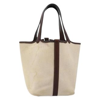 Herm&egrave;s Pre-owned Vintage Bucket Bag - - Pre-owned - Damen - Beige - ONE SIZE