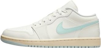 Nike Air Jordan 1 Low Chaussures pour femme (DC0774-134, Sail/Igloo), Voile/igloo, 38.5 EU