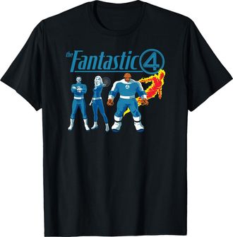 MARVEL Studios The Fantastic Four: First Steps Team Together T-Shirt