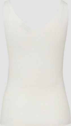 s.Oliver Muskelshirt Strickpullunder Feinstrick-Top aus Viskosemix im Slim Fit