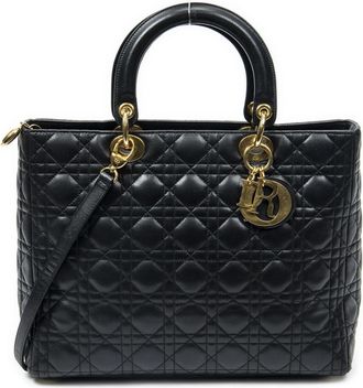 Dior Crossbody Bags - Large Lady Dior Zip - Gr. unisize - in Schwarz - f&uuml;r Damen