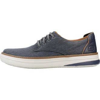 Skechers Homme, Chaussures, Bleu, Taille: 42 EU Chaussures D&eacute;contract&eacute;es &agrave; Lacets pour Hommes