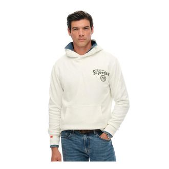 Superdry Herren, Sweatshirts & Hoodies, Wei&szlig;, SGr&ouml;&szlig;e