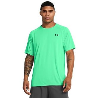 Under Armour T-Shirt Tech 2.0 &agrave; Manches Courtes pour Homme, (300) Vert Vapeur/Noir, Taille XL