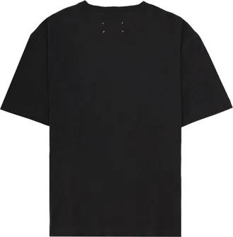 Maison Margiela Printed Cotton T-Shirt - Black
